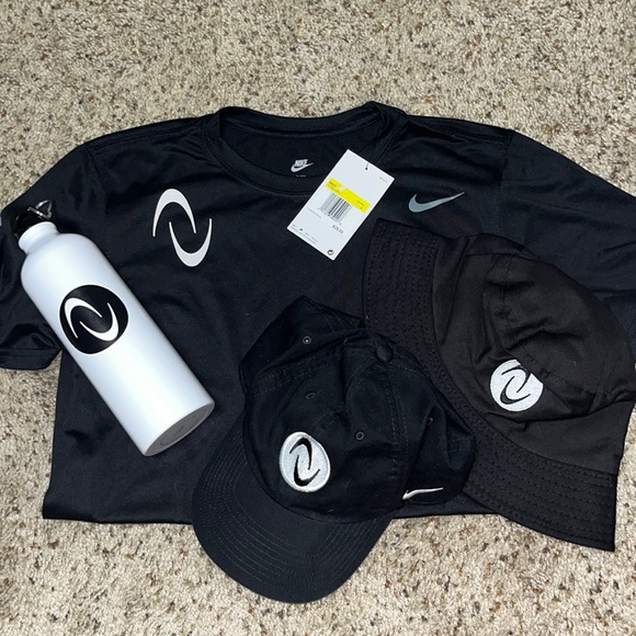 Nike | Shirts | Nike Athletes Unlimited Shirt Water Bottle Cap And ...